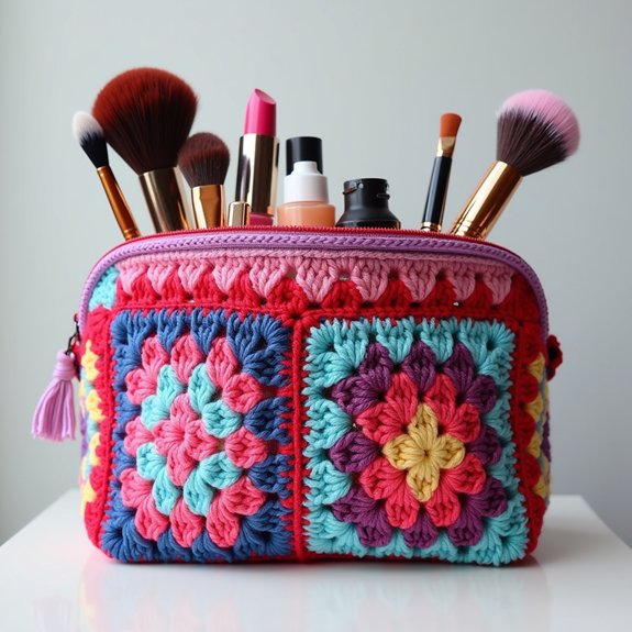 20 Amazing Crochet Makeup Bag Ideas - Ask Bart